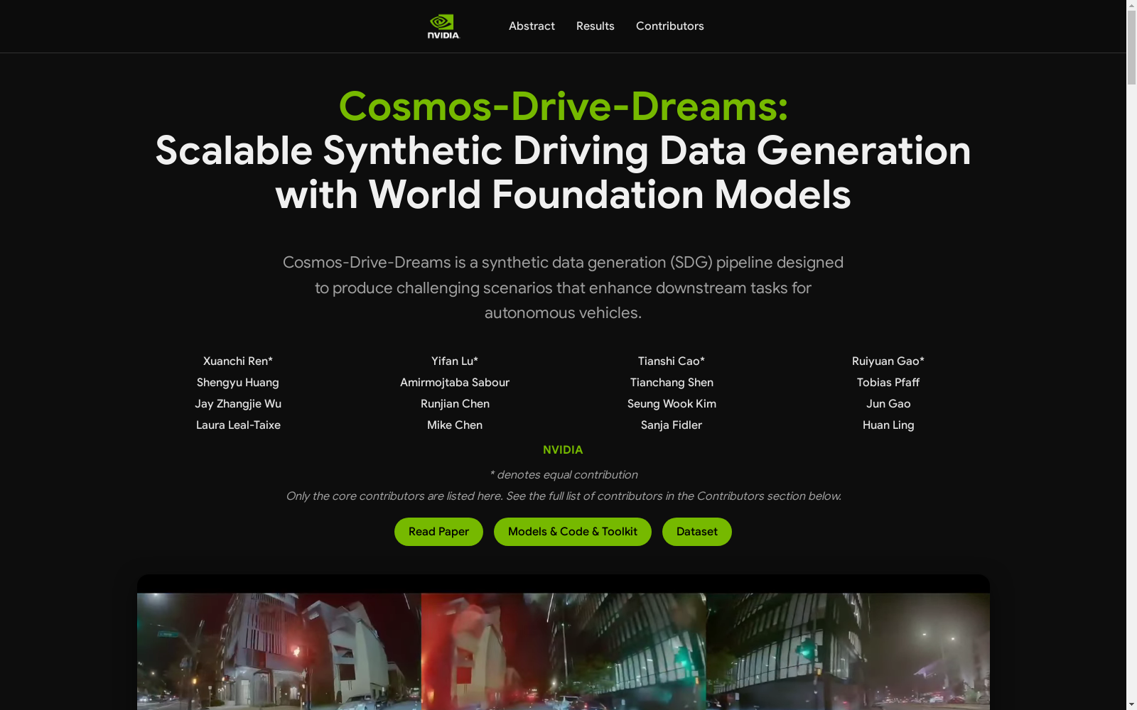 Cosmos-Drive-Dreams|自动驾驶数据集|数据生成数据集