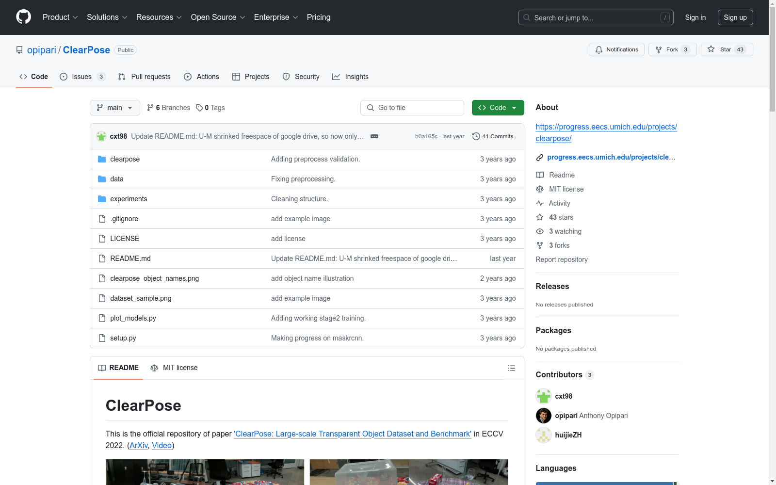 ClearPose|透明物体识别数据集|深度估计数据集