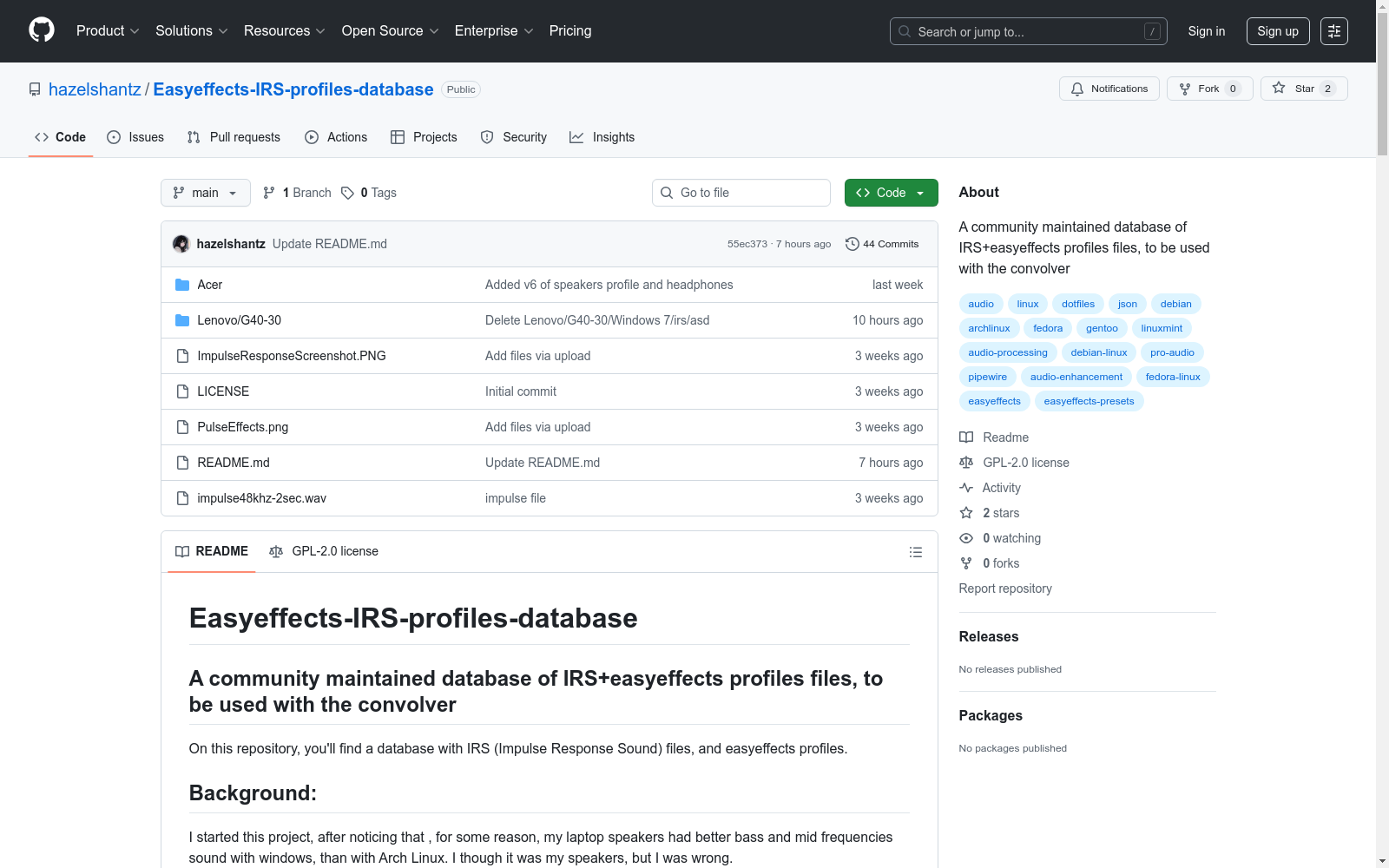 Easyeffects-IRS-profiles-database|音频处理数据集|效果器配置数据集