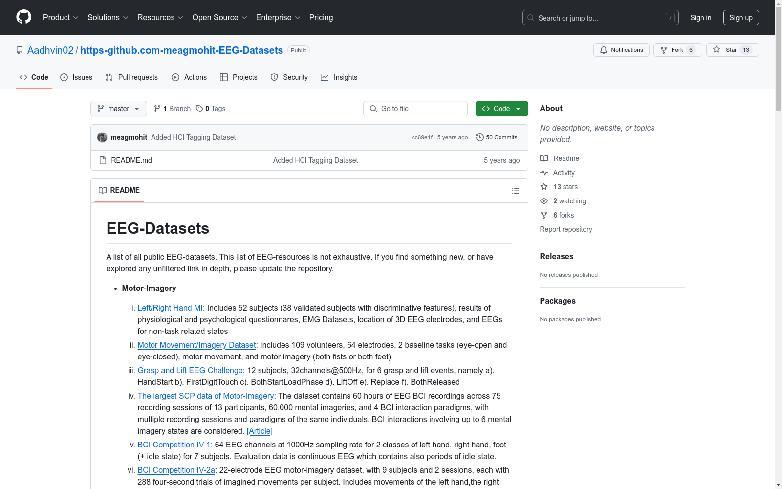 EEG-Datasets|脑电图数据集|神经科学数据集