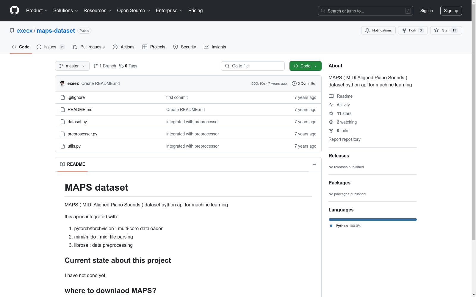 MAPS|音乐分析数据集|机器学习数据集