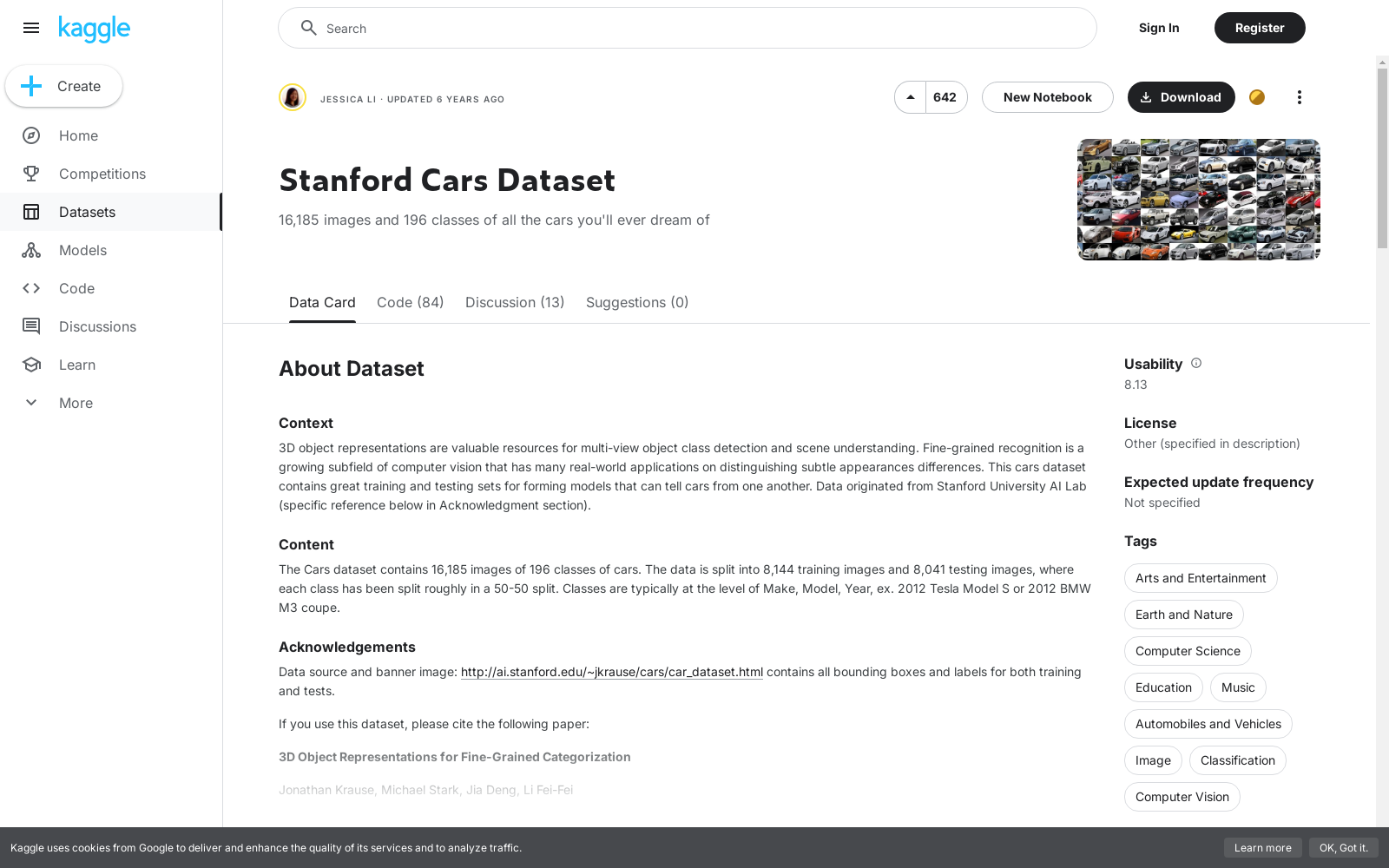 Stanford Cars Dataset|汽车识别数据集|图像分类数据集
