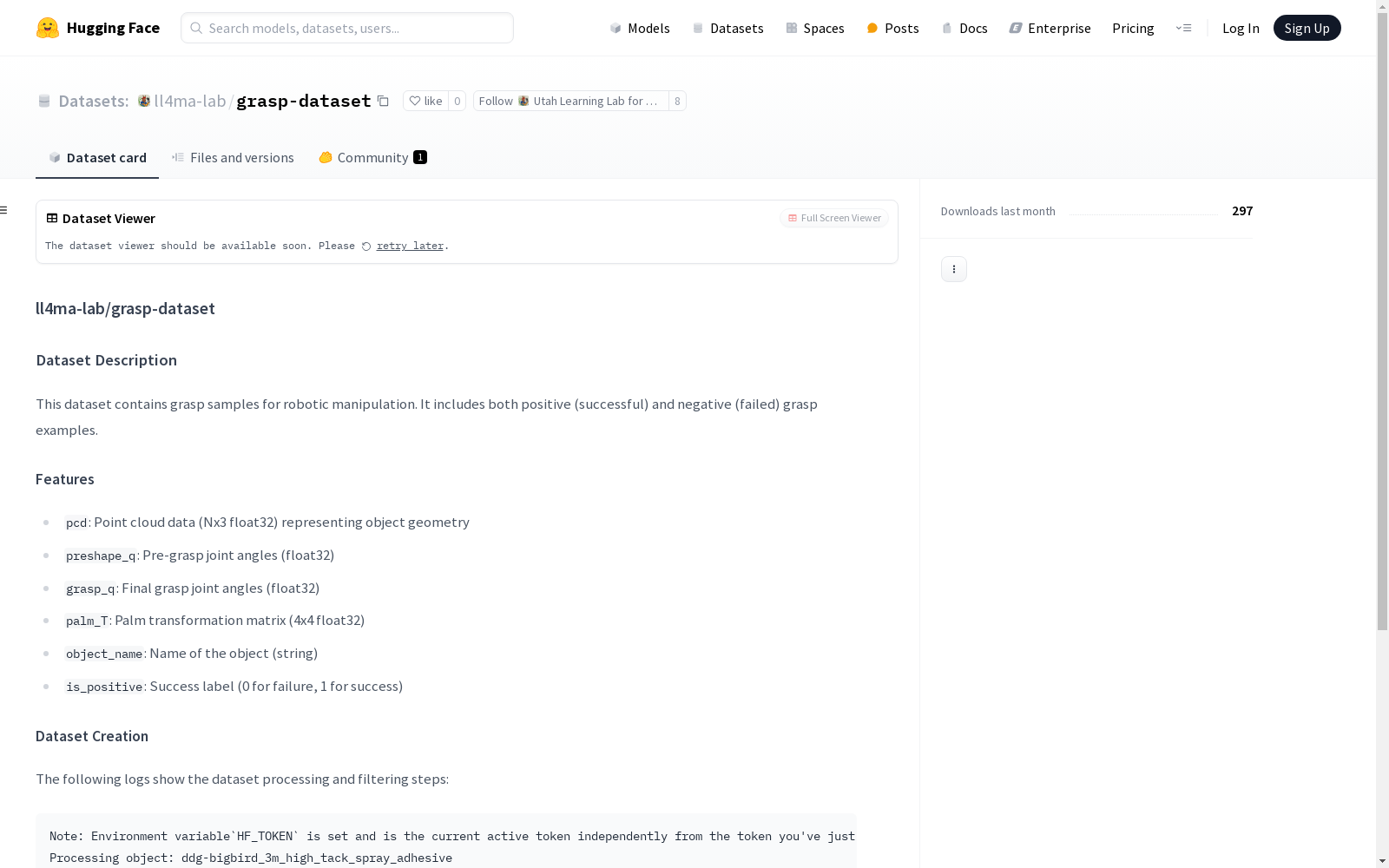 grasp-dataset|机器人抓取数据集|点云数据数据集