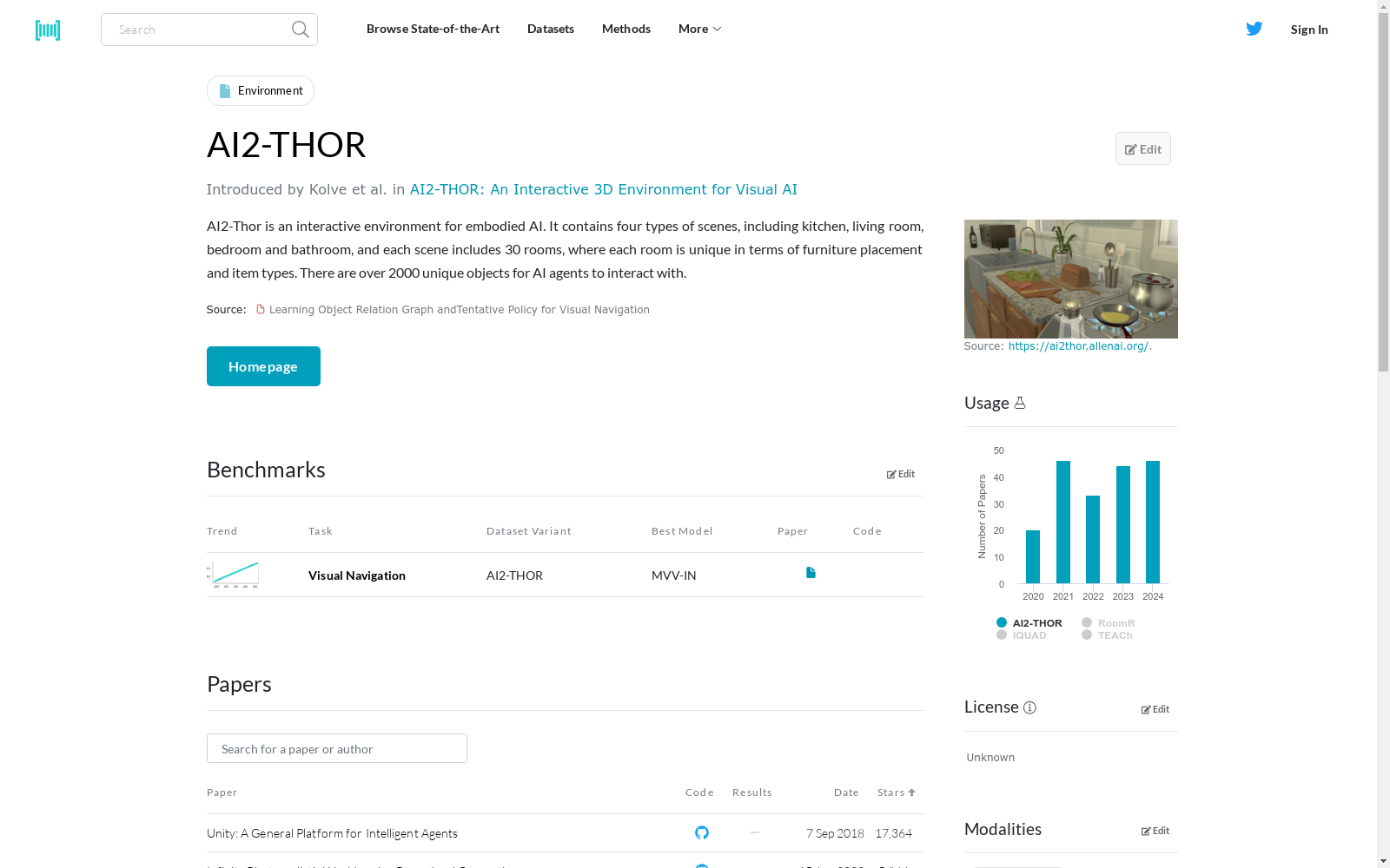AI2-THOR|人工智能数据集|场景理解数据集