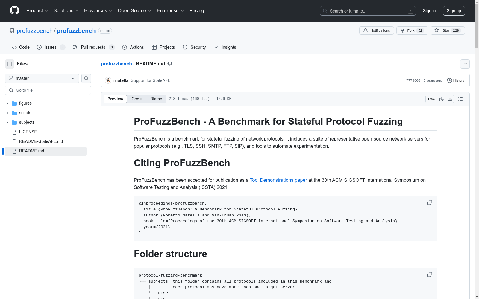 那不勒斯腓特烈二世大学 发布 ProFuzzBench 数据集, 应用在 网络协议安全、模糊测试 领域