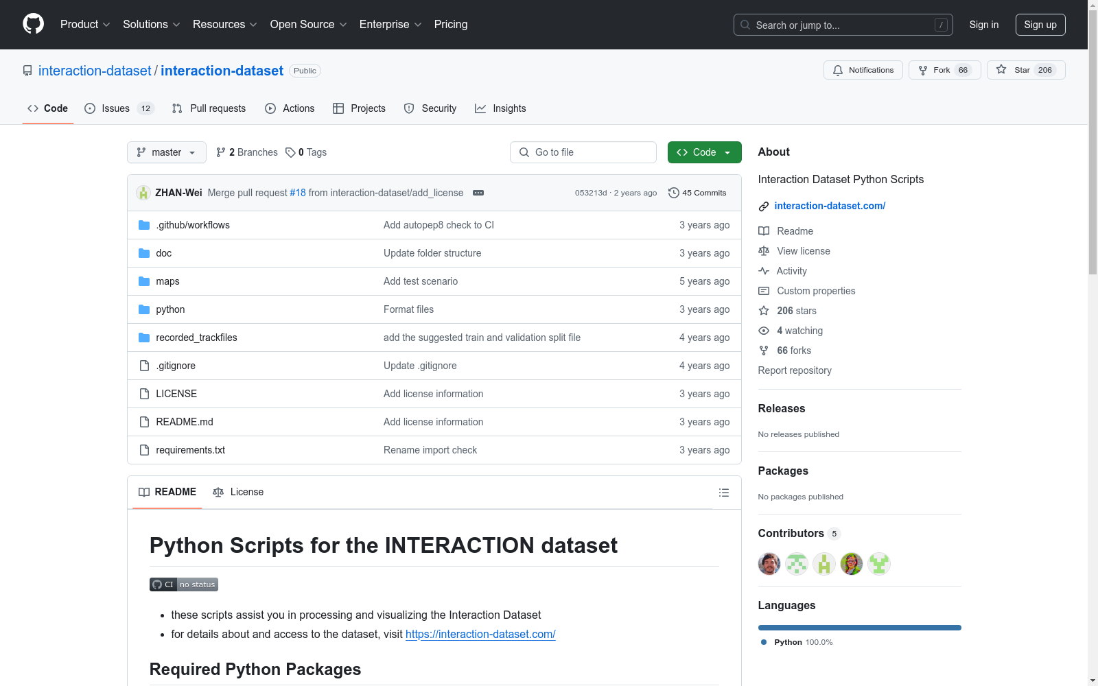 Interaction Dataset|交通场景数据集|轨迹预测数据集