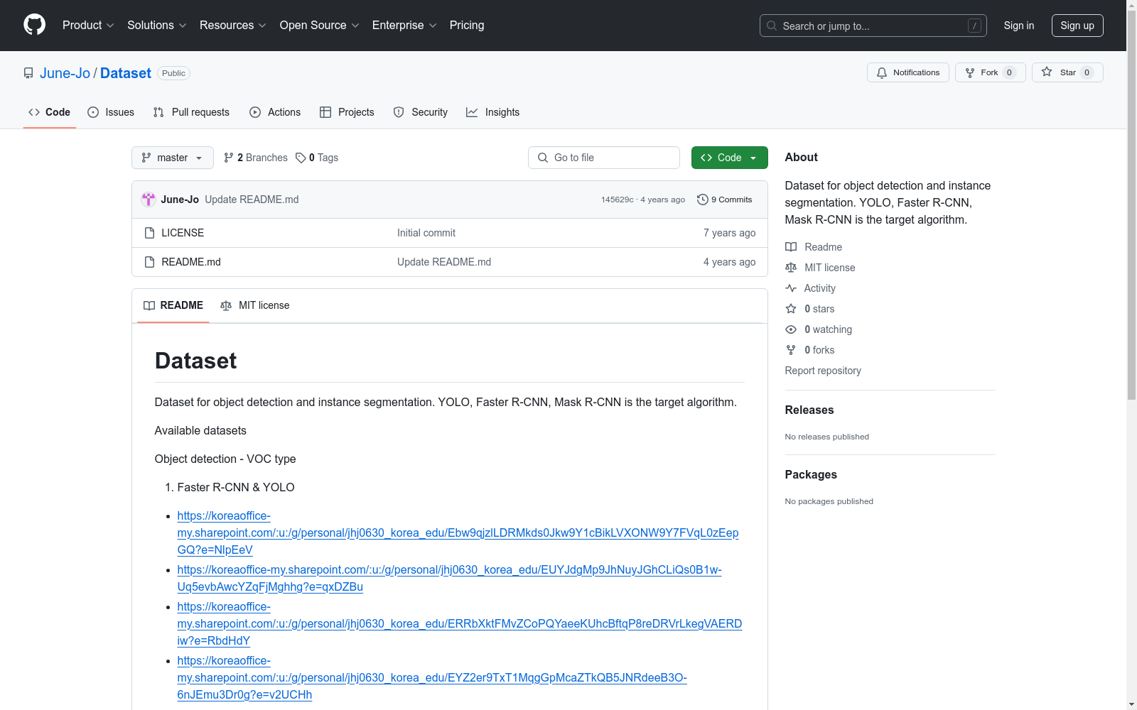Object detection - VOC type, Instance segmentation|目标检测数据集|实例分割数据集