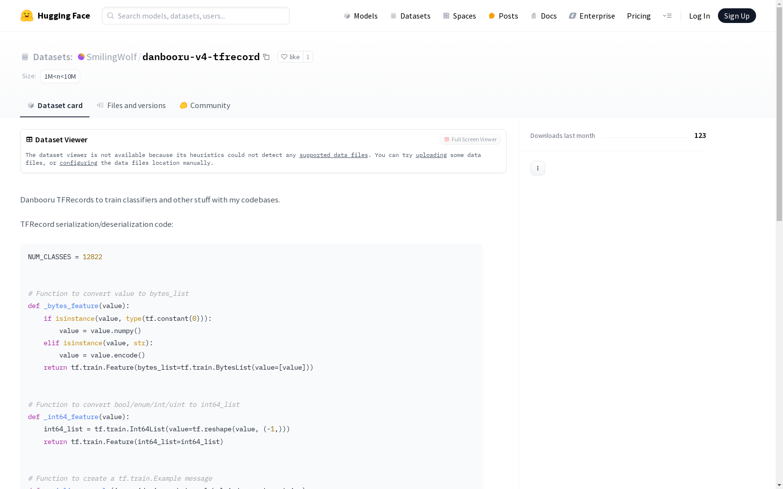 danbooru-v4-tfrecord|图像数据数据集|机器学习数据集