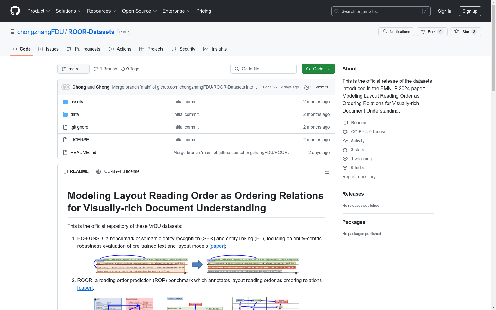 EC-FUNSD 和 ROOR|自然语言处理数据集|文档分析数据集