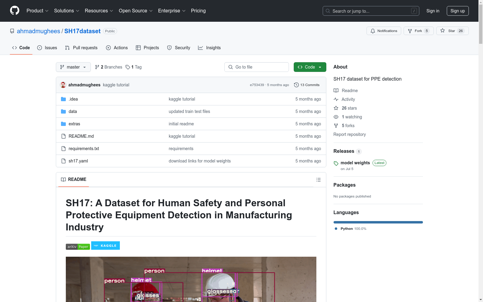 SH17|个人防护装备数据集|对象检测数据集
