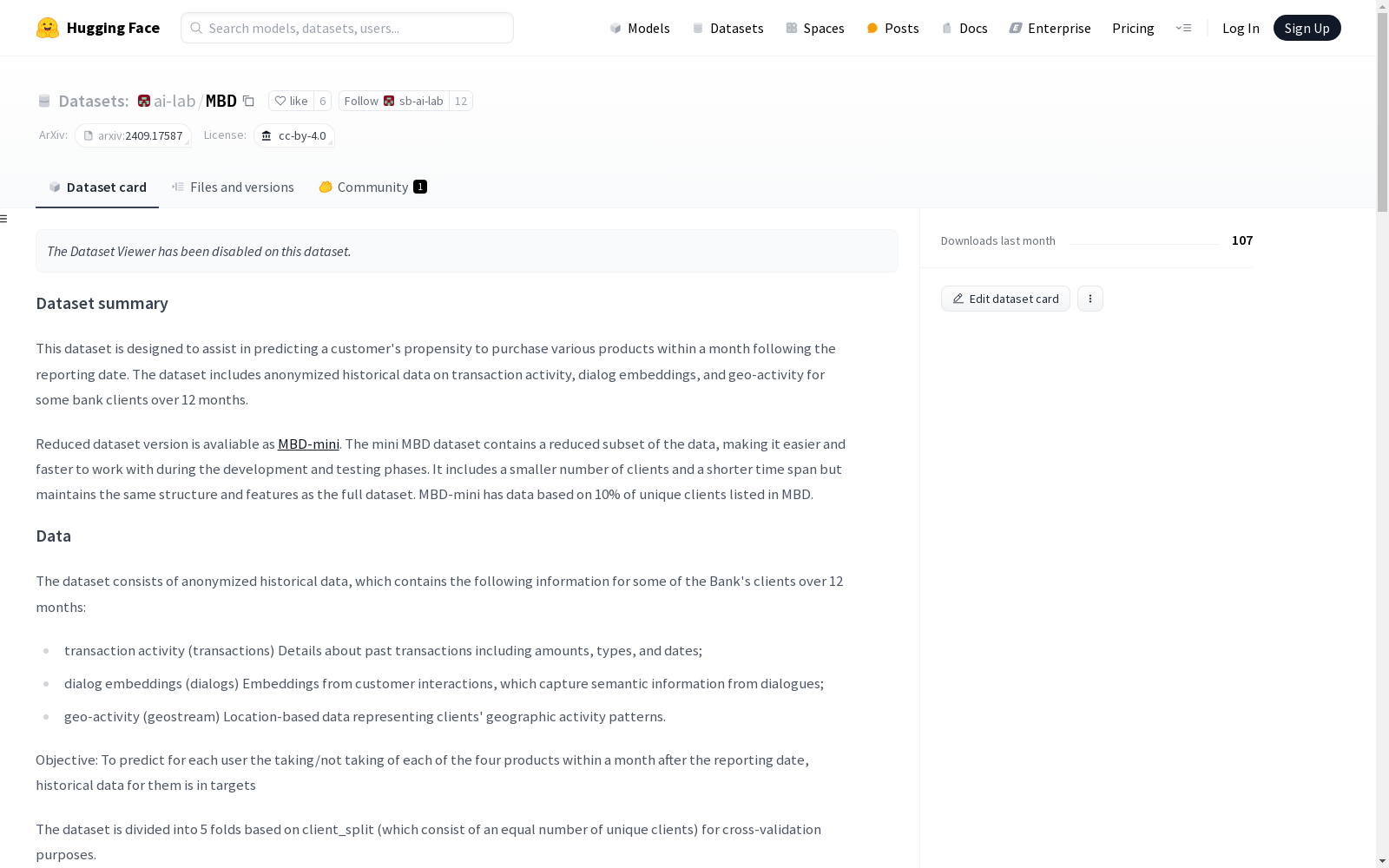 Multimodal Banking Dataset (MBD)|金融数据分析数据集|多模态数据数据集