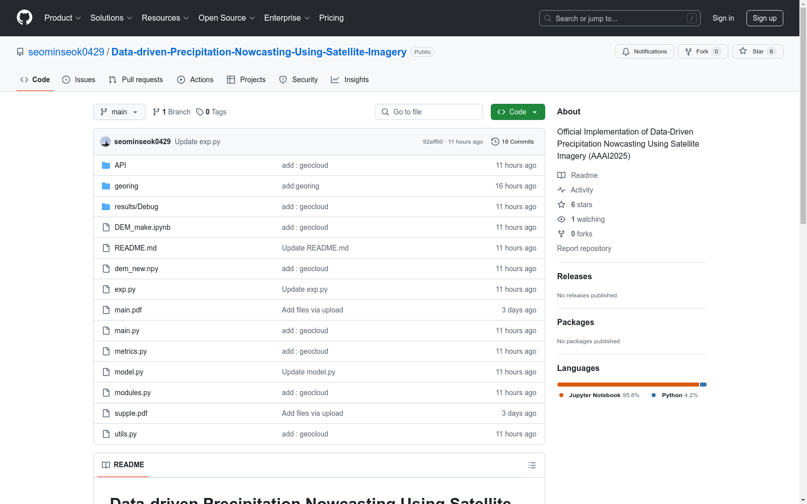 Data-driven Precipitation Nowcasting Using Satellite Imagery Dataset|卫星图像数据集|降水预报数据集