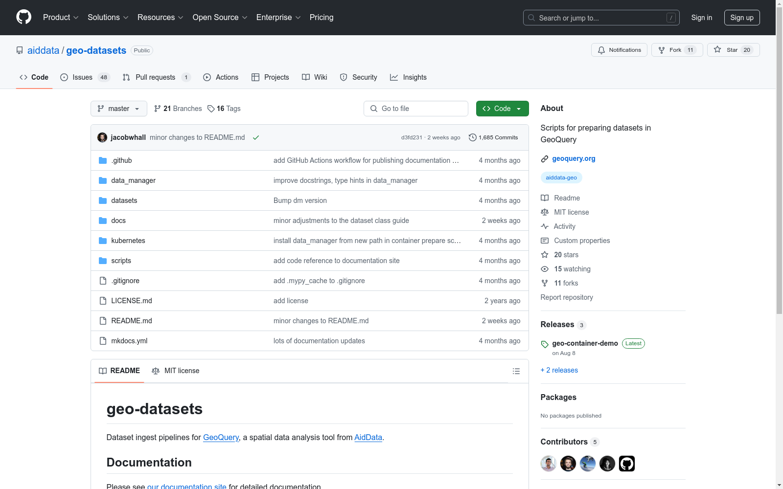GeoQuery|地理信息系统数据集|数据摄入数据集