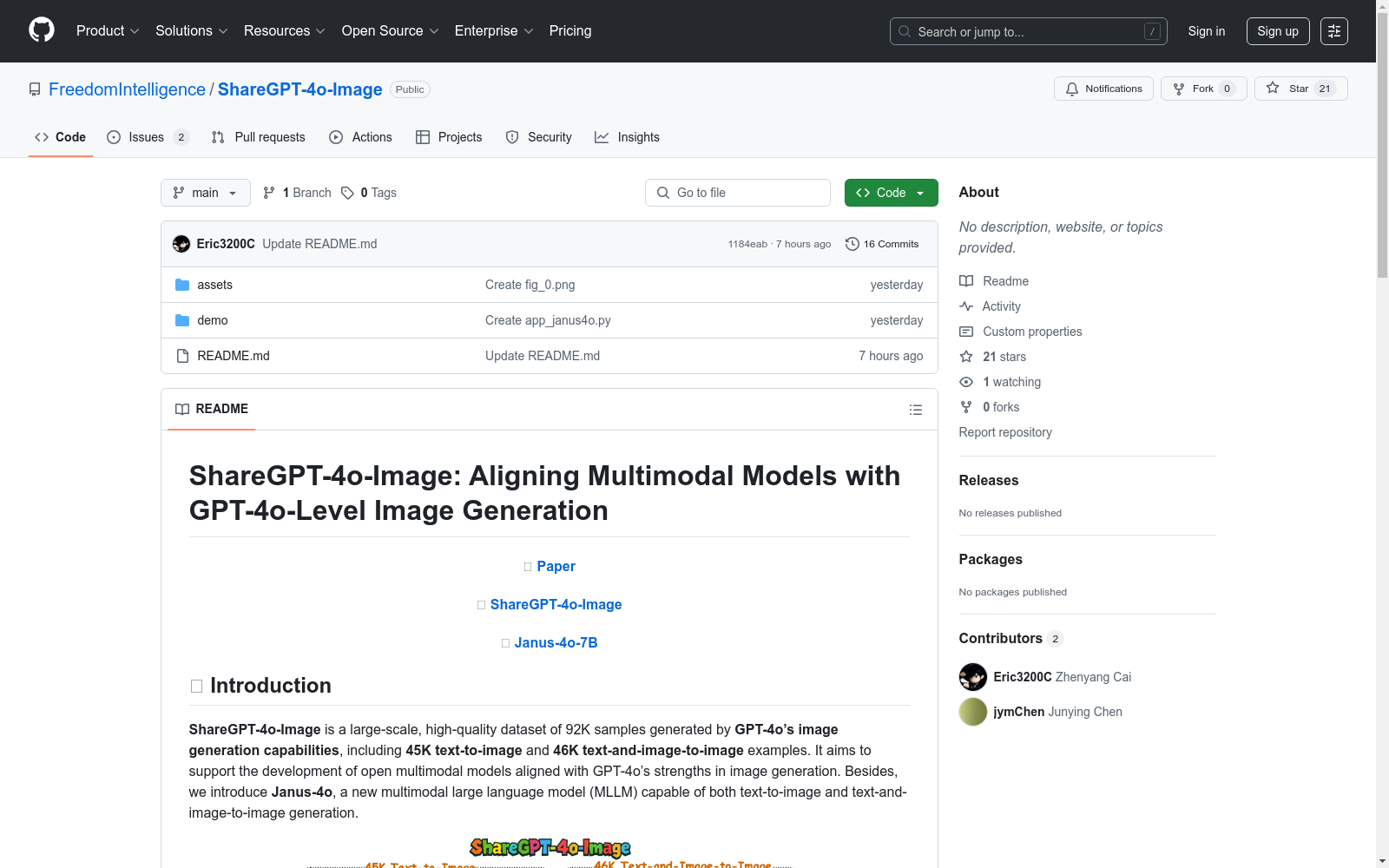 ShareGPT-4o-Image|图像生成数据集|多模态模型数据集