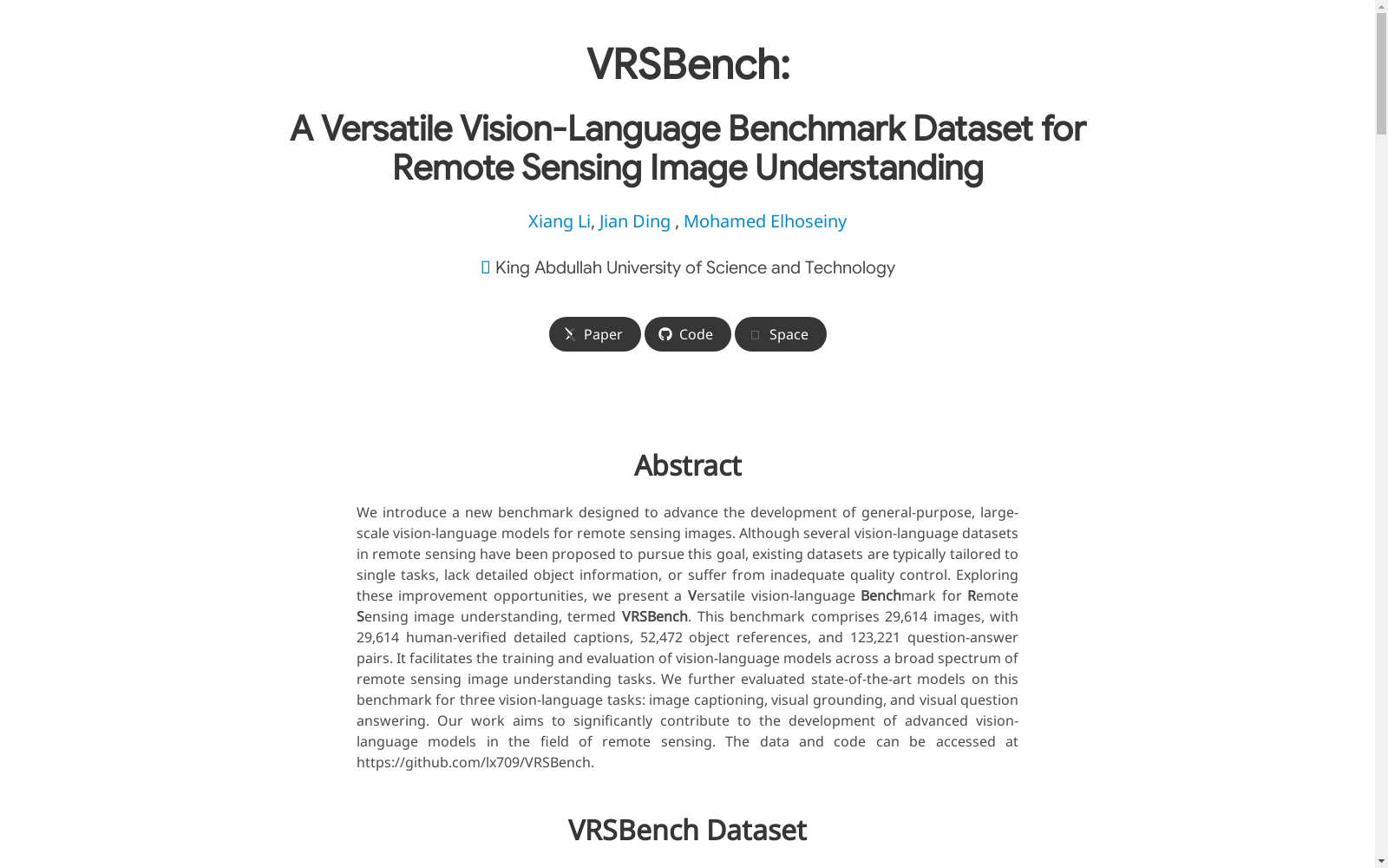 VRSBench|遥感图像理解数据集|多任务学习数据集