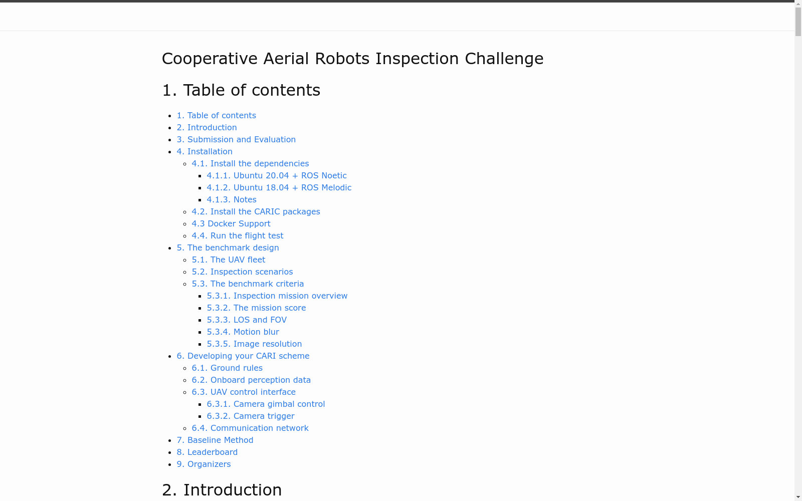 Cooperative Aerial Robot Inspection Challenge (CARIC)|无人机技术数据集|结构检测数据集