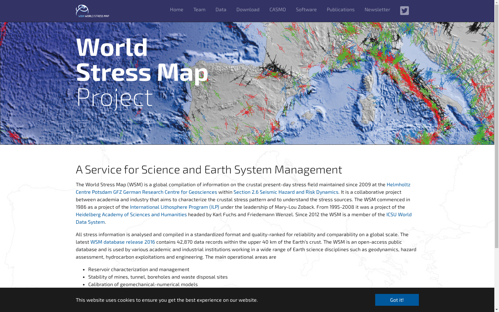 World Stress Map (WSM) Dataset|地质学数据集|地震学数据集