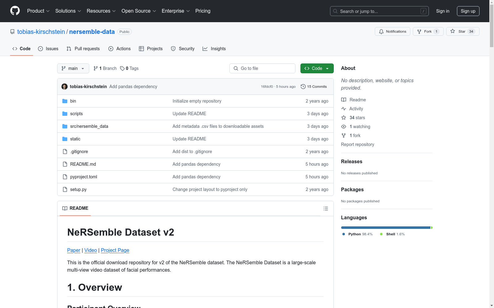 NeRSemble Dataset|面部识别数据集|表情识别数据集