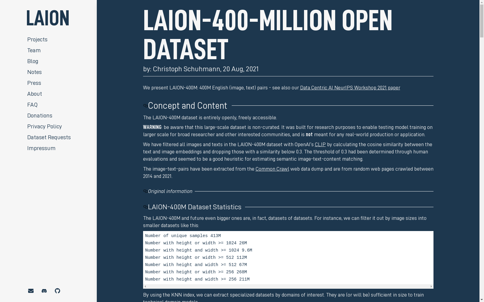 LAION-400M|多模态学习数据集|图像文本匹配数据集