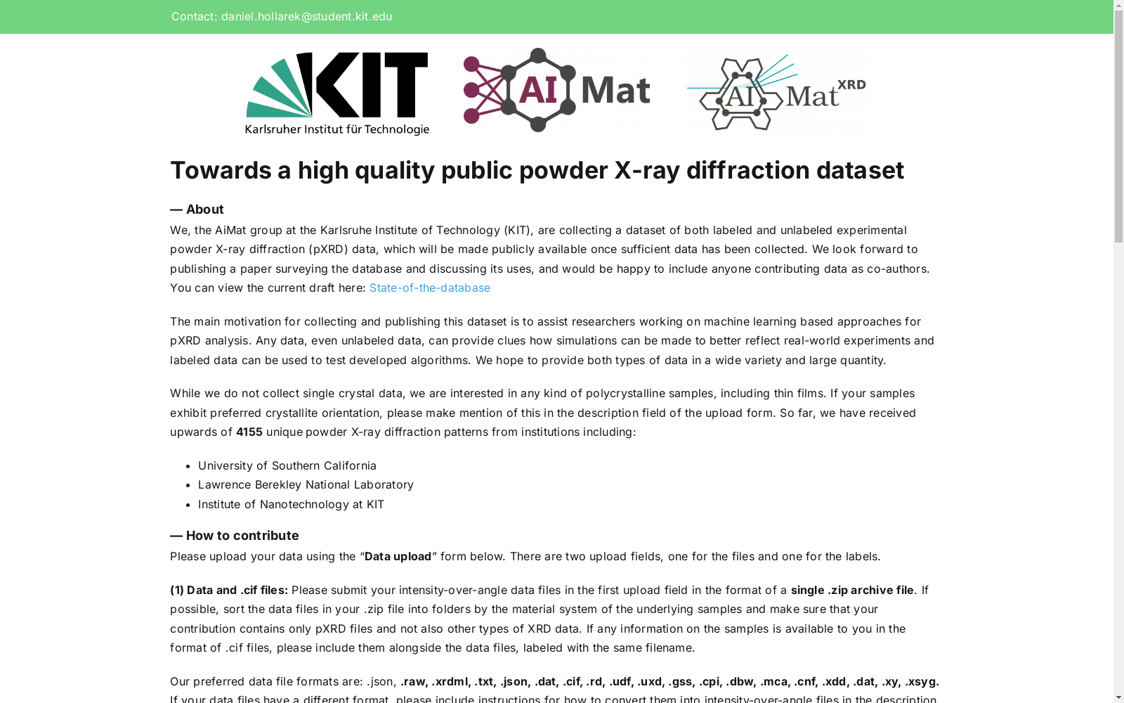 Open Experimental Powder X-ray Diffraction Database (opXRD)|材料科学数据集|机器学习数据集