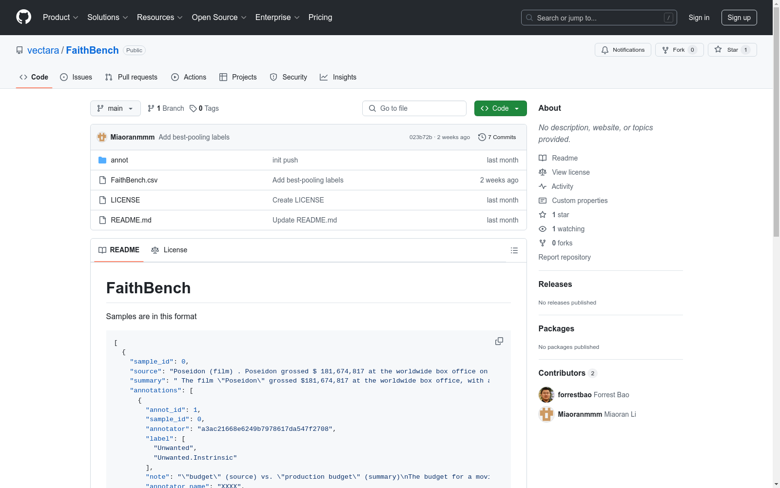 FaithBench|语言模型评估数据集|幻觉检测数据集