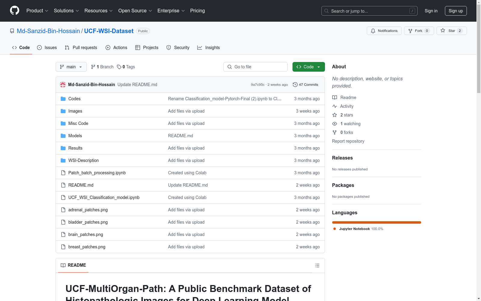 UCF-WSI-Dataset|医学影像分析数据集|病理学图像数据集