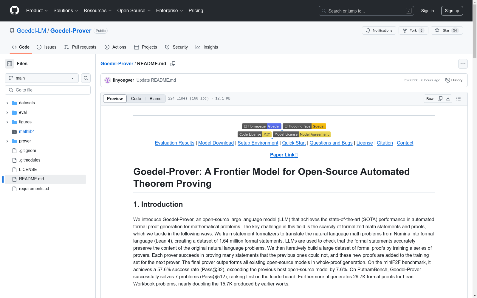 普林斯顿大学 发布 Goedel-Prover 数据集 数据集, 应用在 自动化定理证明、形式化数学 领域