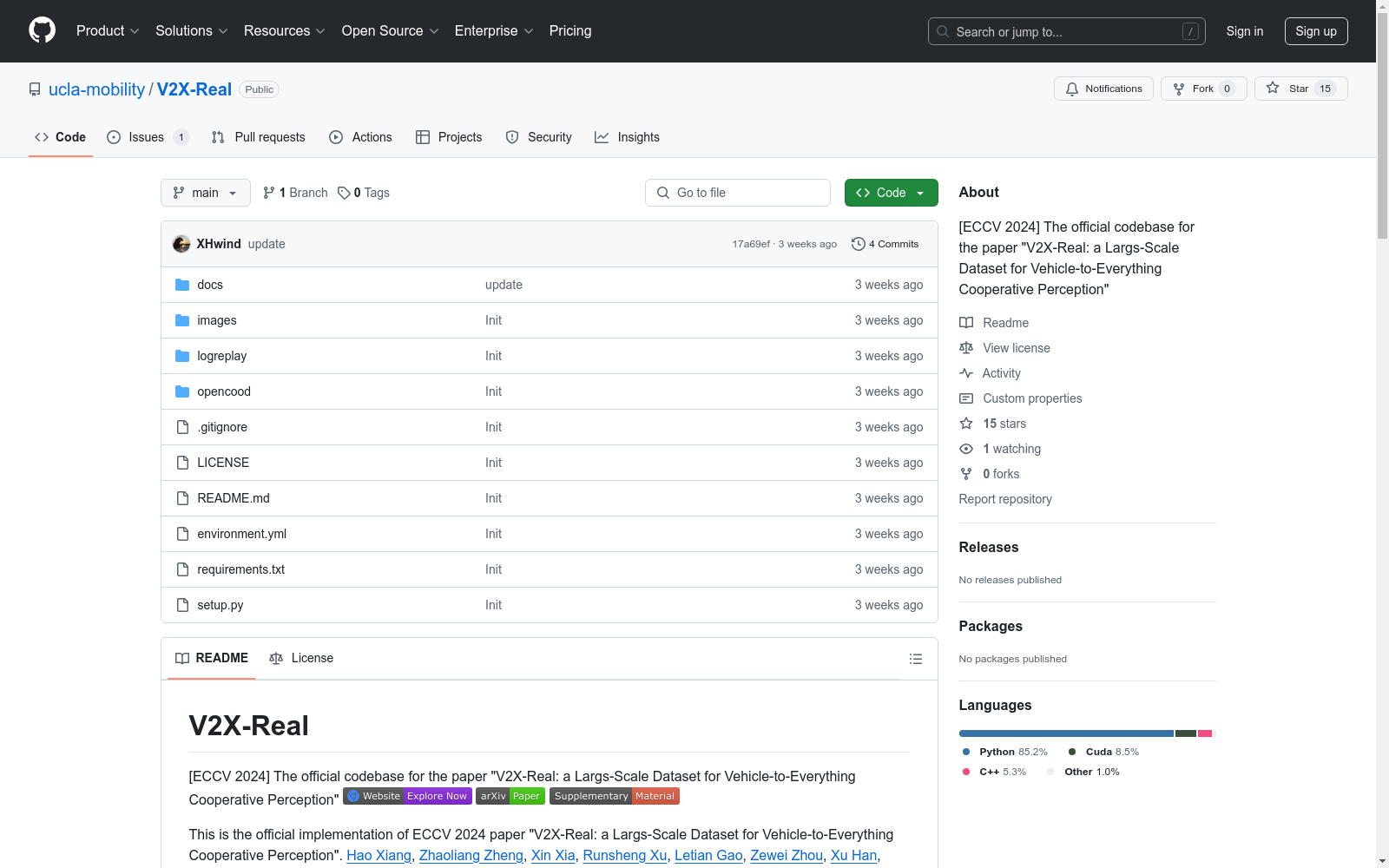 V2X-Real|V2X技术数据集|协作感知数据集