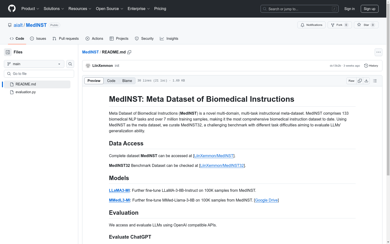埃因霍温理工大学 发布 MEDINST 数据集, 应用在 生物医学NLP、大型语言模型 领域
