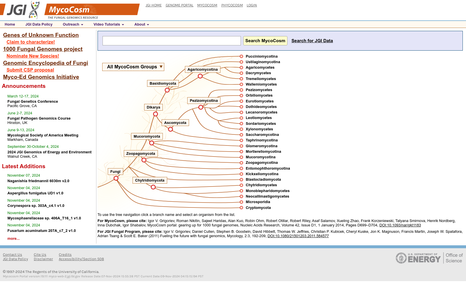 MycoCosm Interaction Network|真菌植物相互作用数据集|生态学数据集