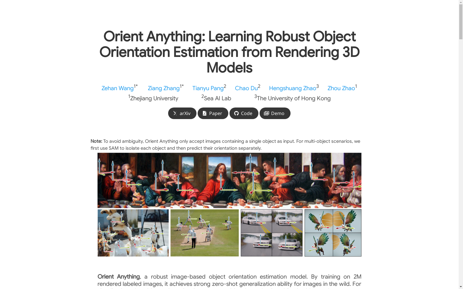 Orient Anything|对象方向估计数据集|计算机视觉数据集