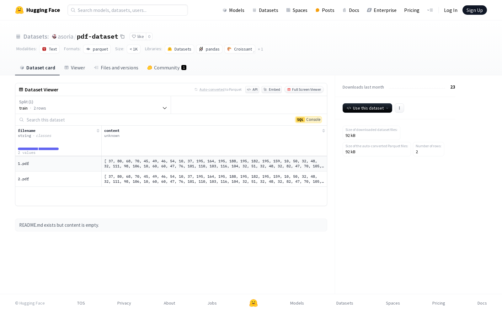 pdf-dataset|PDF处理数据集|文本分析数据集