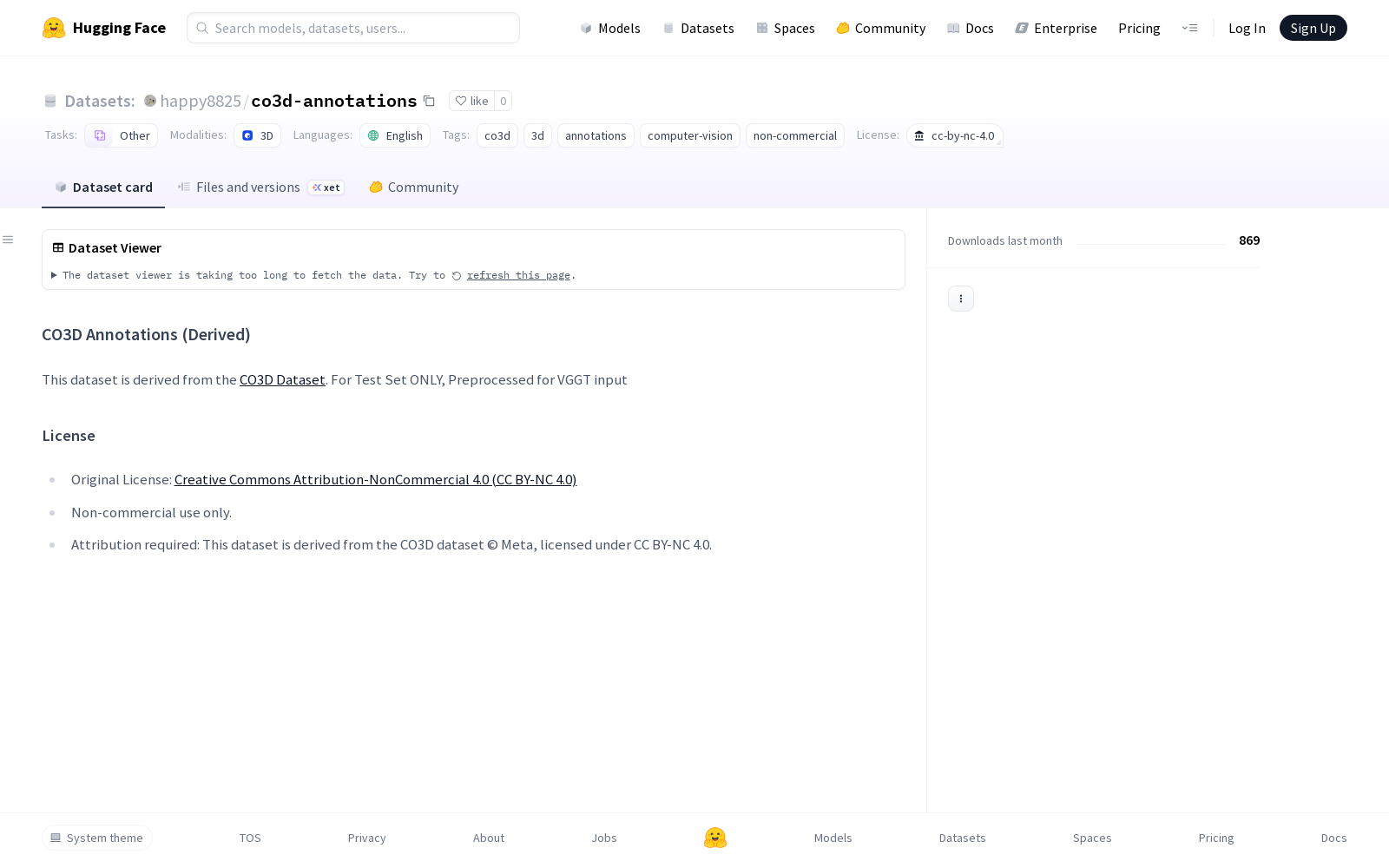 co3d-annotations|3D对象识别数据集|计算机视觉数据集