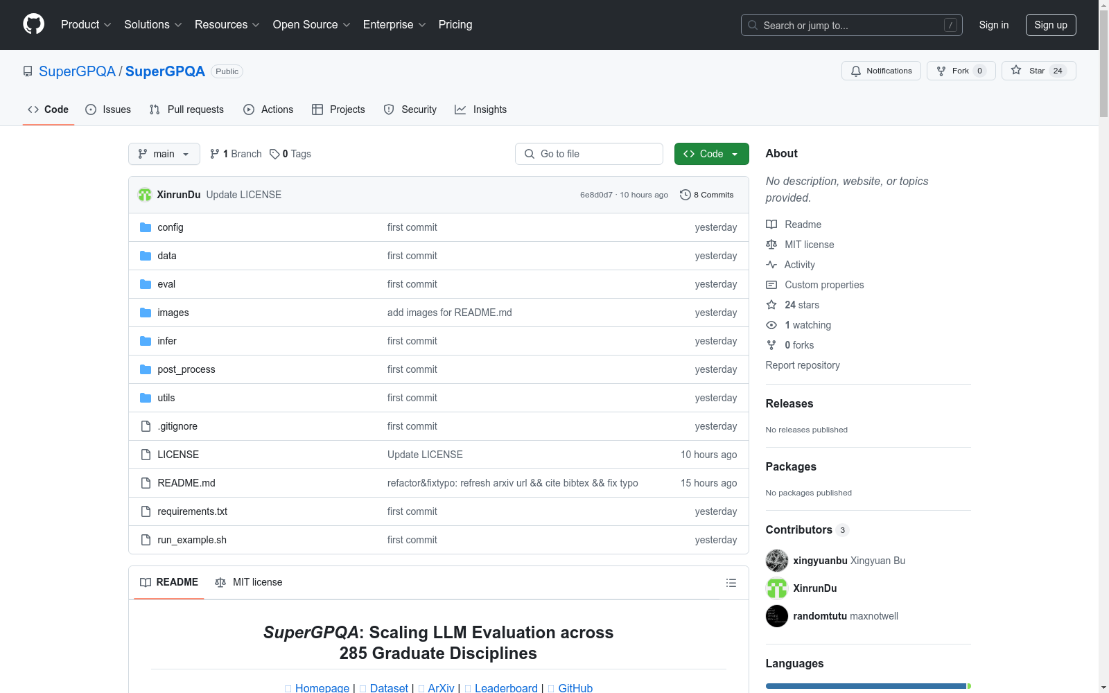 SuperGPQA|知识评估数据集|自然语言处理数据集