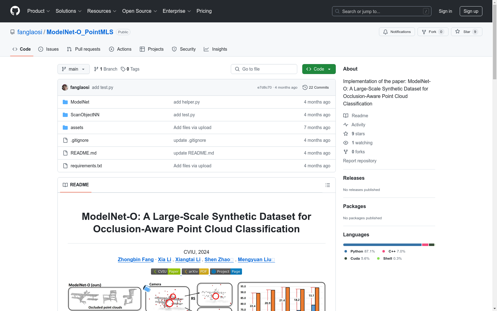 ModelNet-O|点云分类数据集|三维物体识别数据集