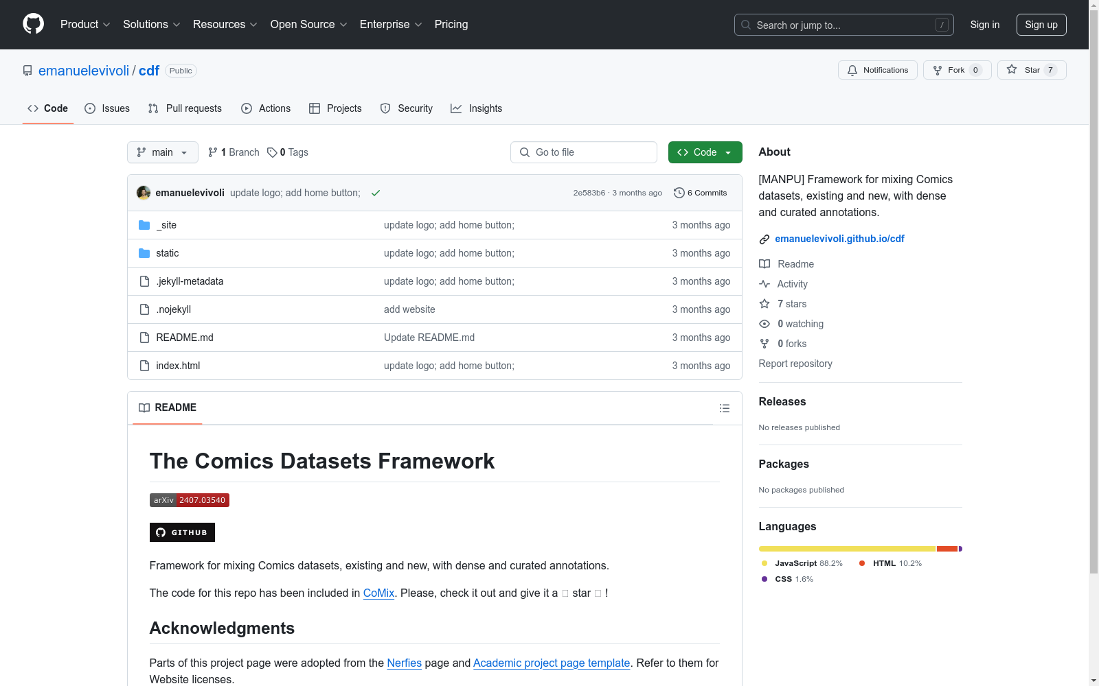 Comics Datasets Framework|漫画图像分析数据集|对象检测数据集