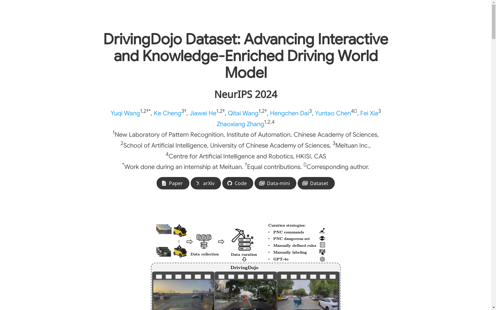 DrivingDojo|自动驾驶数据集|视觉交互数据集