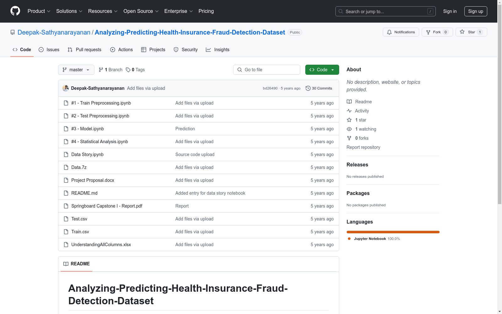 Health-Insurance-Fraud-Detection-Dataset|健康保险欺诈检测数据集|机器学习数据集