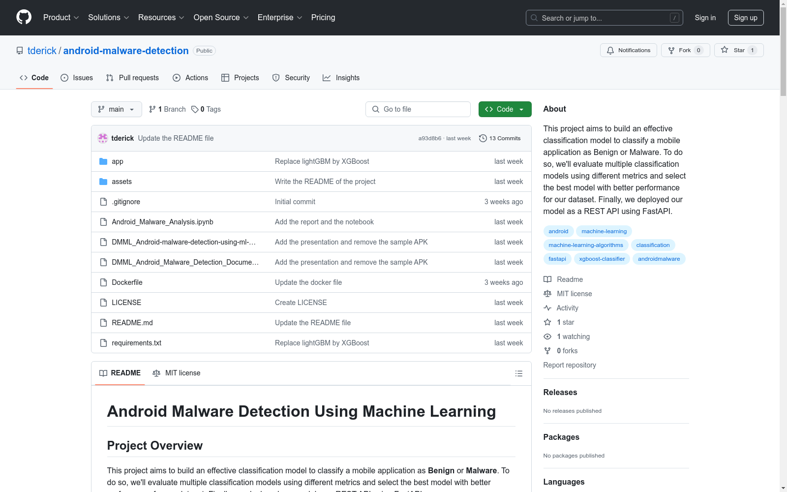 Android malware dataset for machine learning|机器学习数据集|Android恶意软件检测数据集