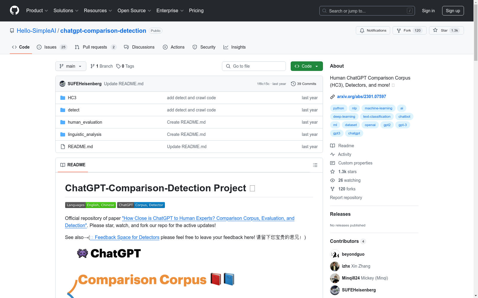 HC3|人机对比数据集|自然语言处理数据集