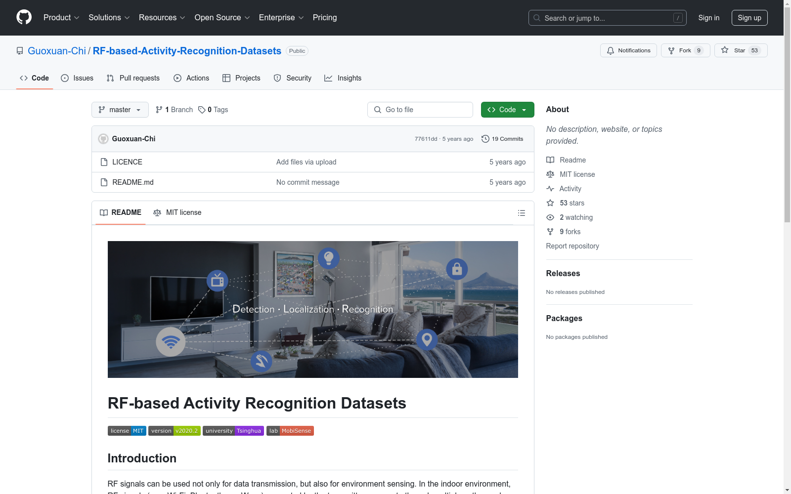 RF sensing datasets|RF感知数据集|信号处理数据集