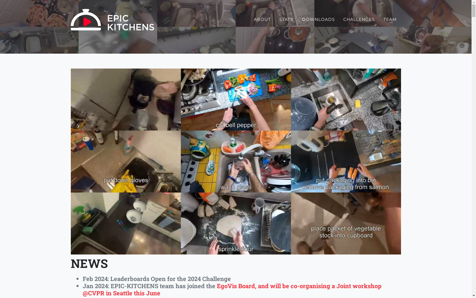 EPIC-Kitchens|厨房活动研究数据集|多模态学习数据集