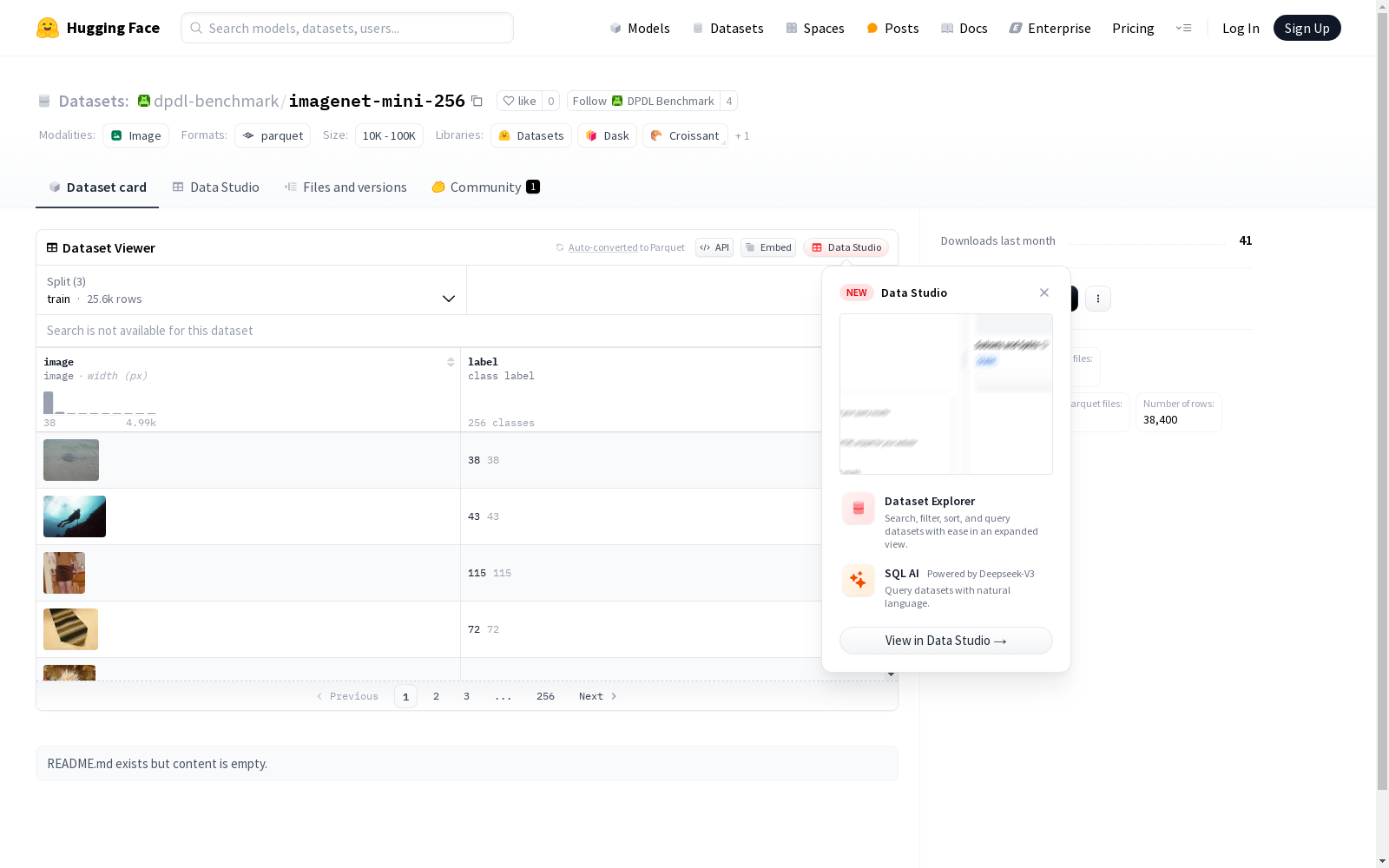 imagenet-mini-256|图像分类数据集|机器学习数据集