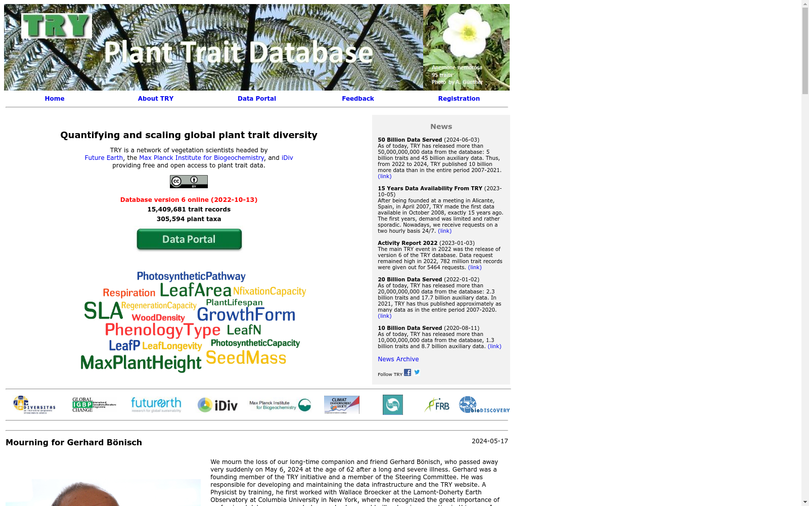 Global Plant Trait Database (GPT)|植物性状数据集|生态学数据集