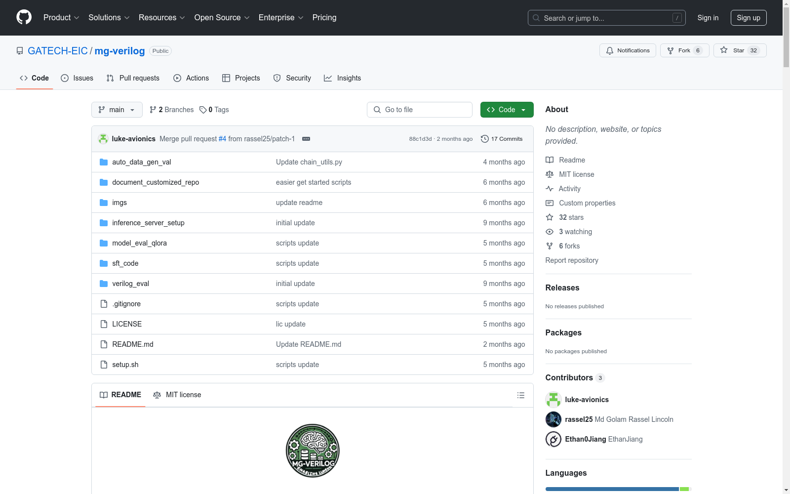 MG-Verilog|硬件设计数据集|语言模型数据集