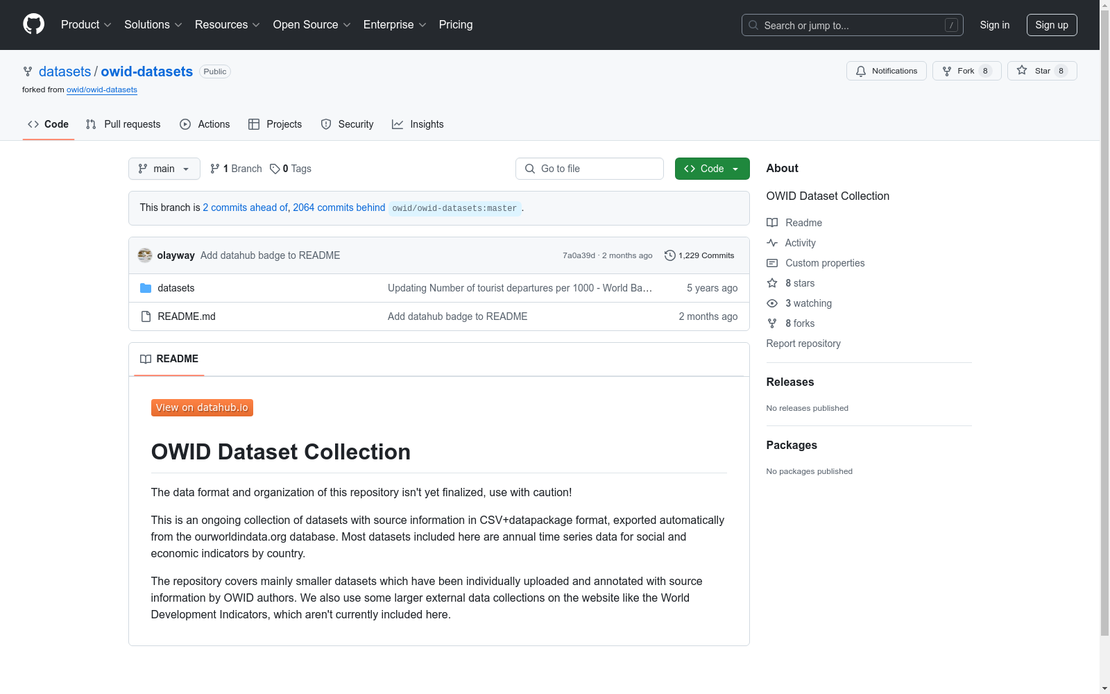 OWID Dataset Collection|社会经济指标数据集|时间序列数据数据集