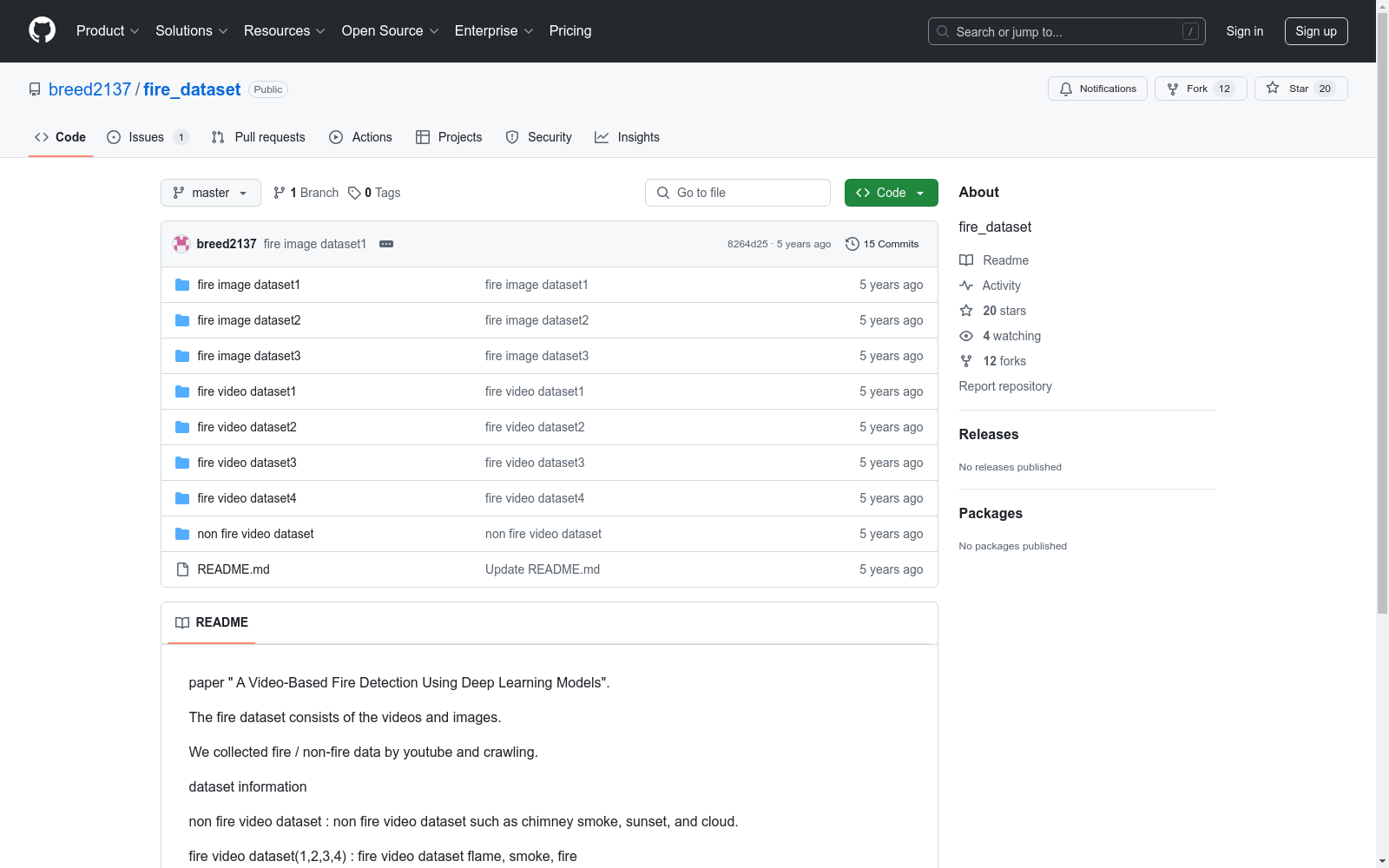 fire_dataset|火灾检测数据集|图像识别数据集