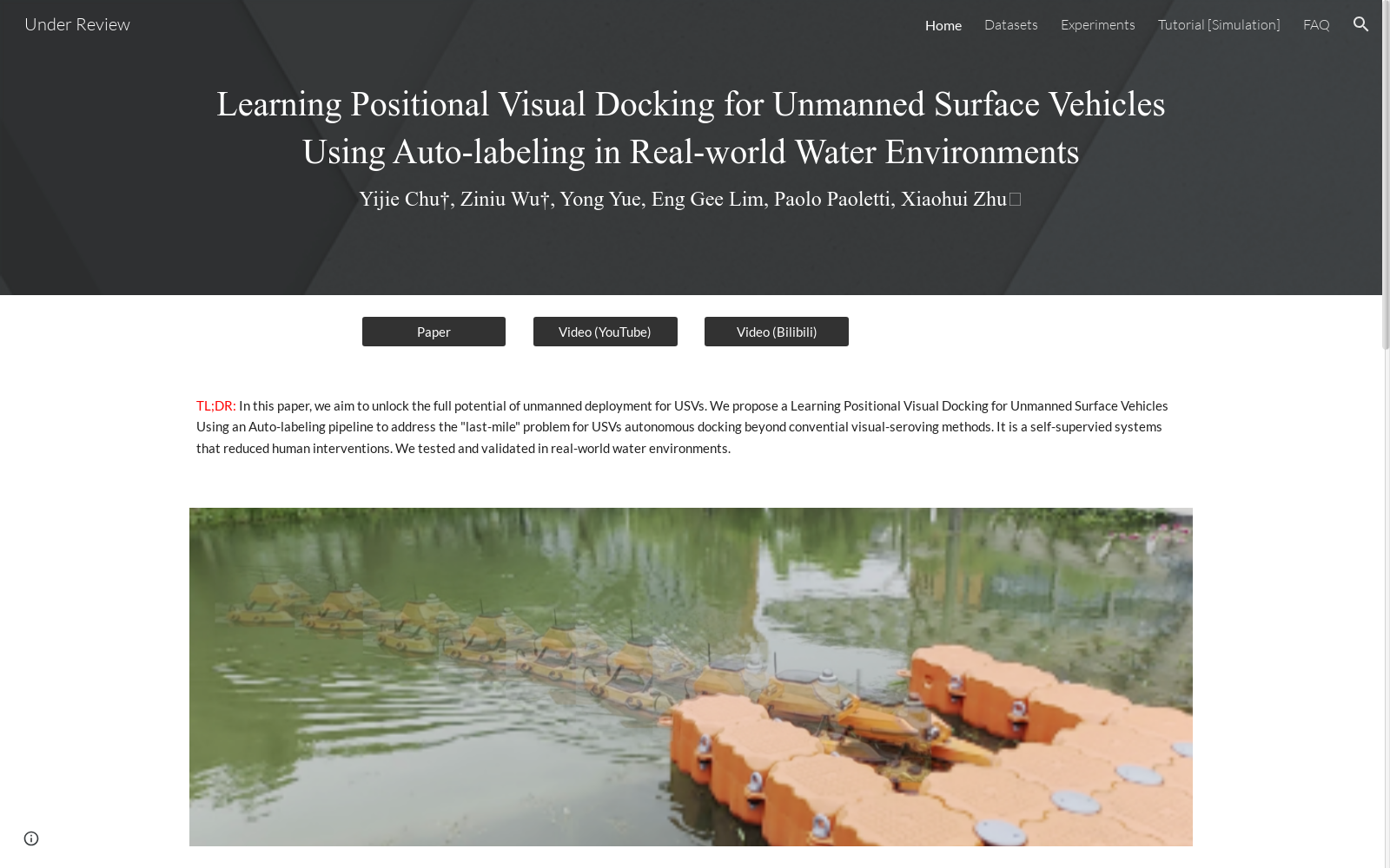 USV Docking Dataset|无人船数据集|视觉定位数据集