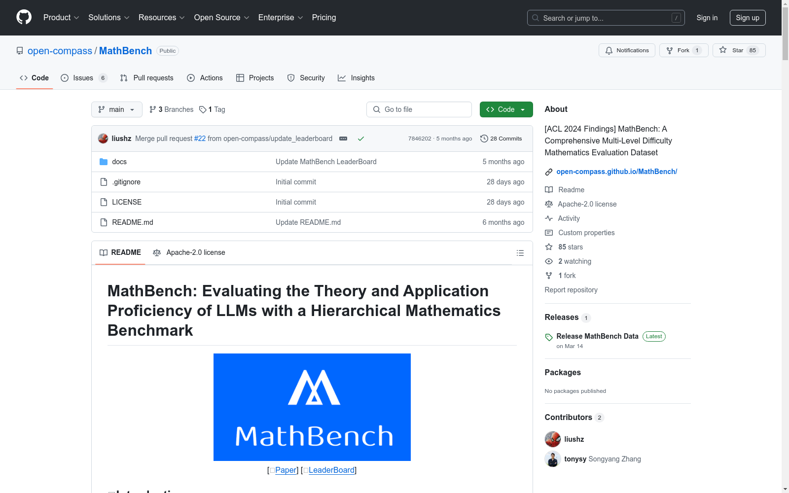 MathBench|数学评估数据集|多语言支持数据集