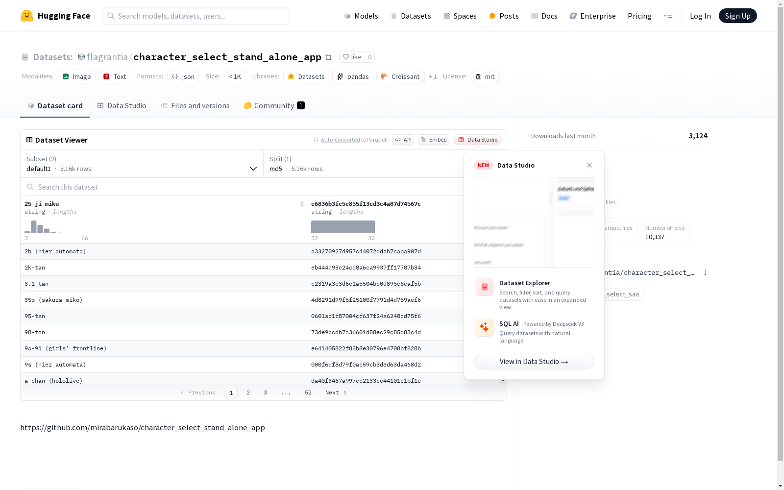 character_select_stand_alone_app|字符识别数据集|数据存储数据集